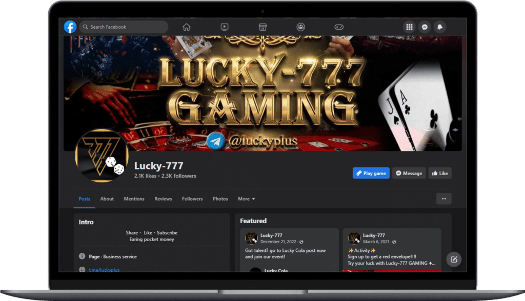 Lucky Plus 777: Experience the Ultimate Gambling Thrill