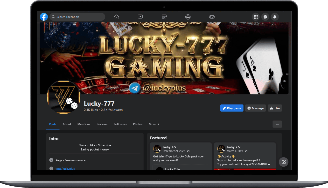 Lucky Plus 777: Experience the Ultimate Gambling Thrill